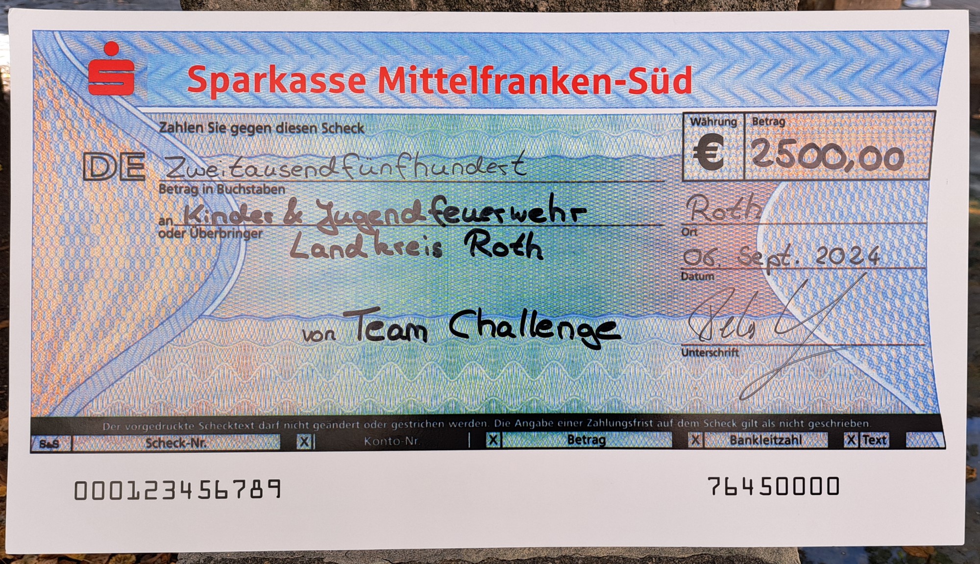 Jonas Deichmann – Challenge 120 – Spende für die Jugend- und ...